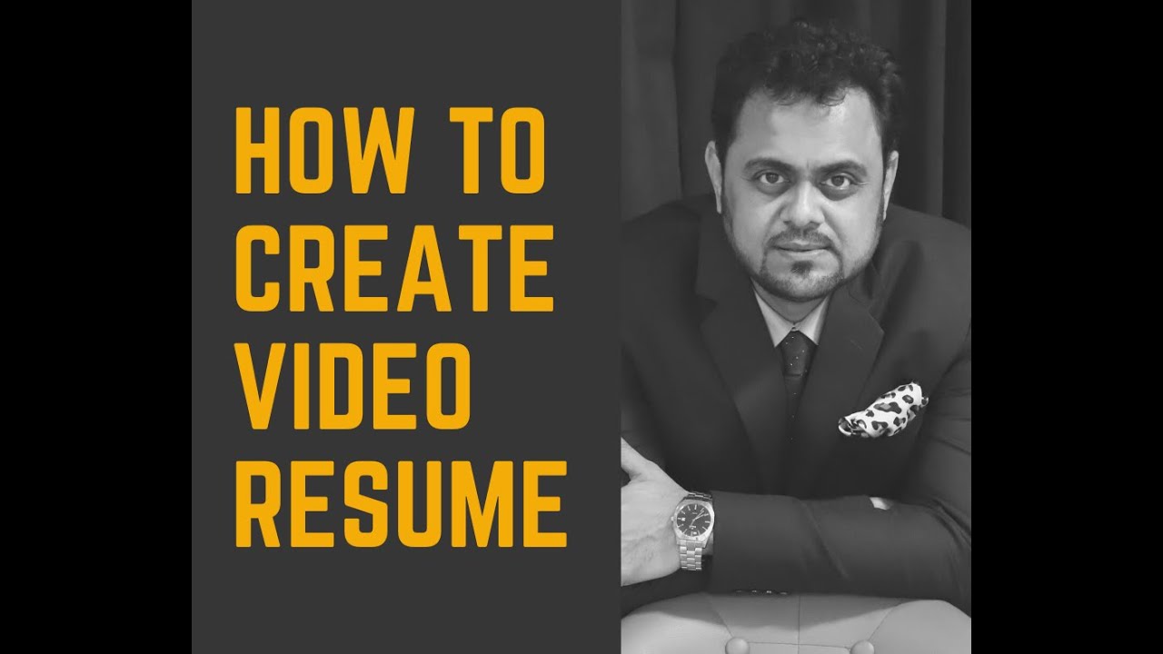 How to Create Video Resume? Best Tips for Graduates & Executives - YouTube