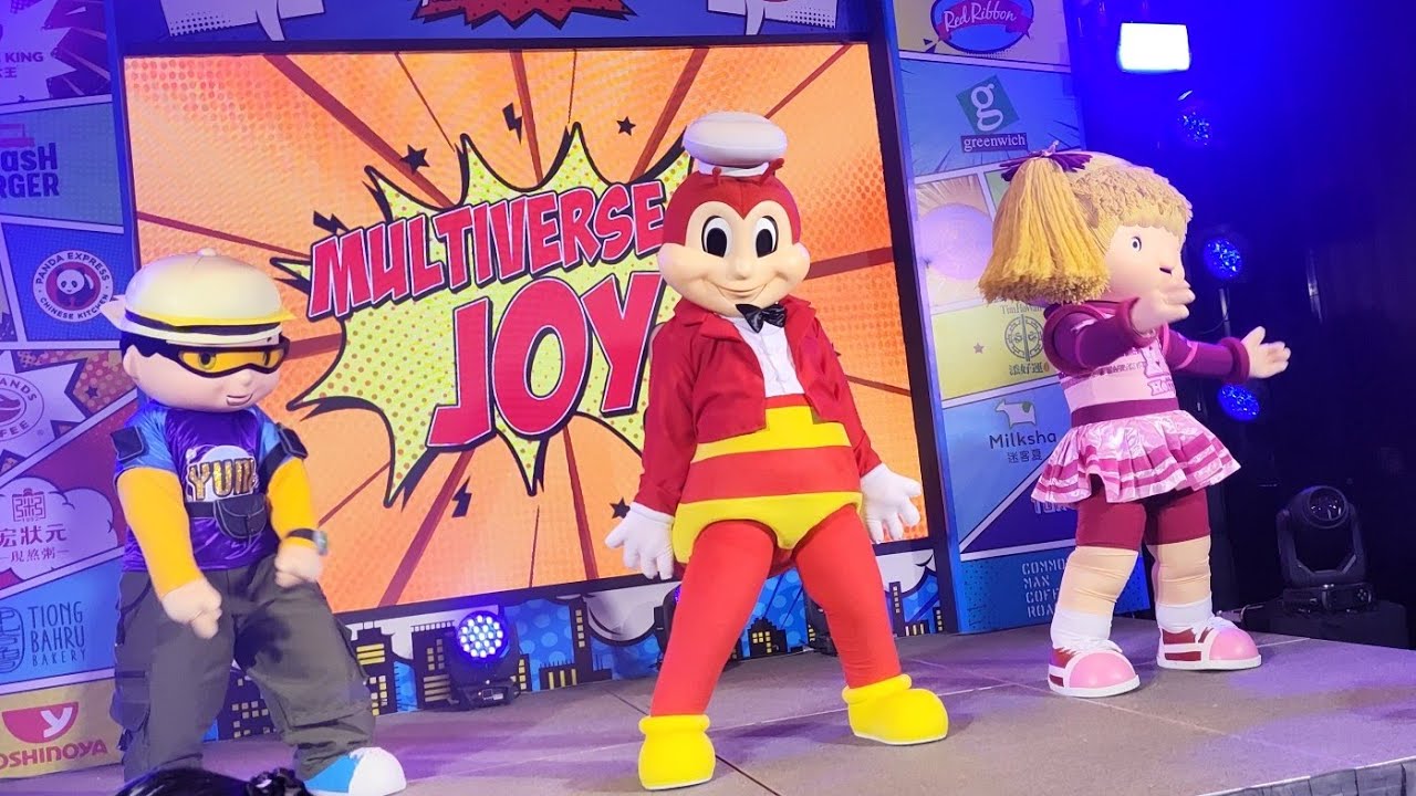 Jollibee, Hetty Spaghetti, Mr. Yum performs "Share The Joy" dance - YouTube