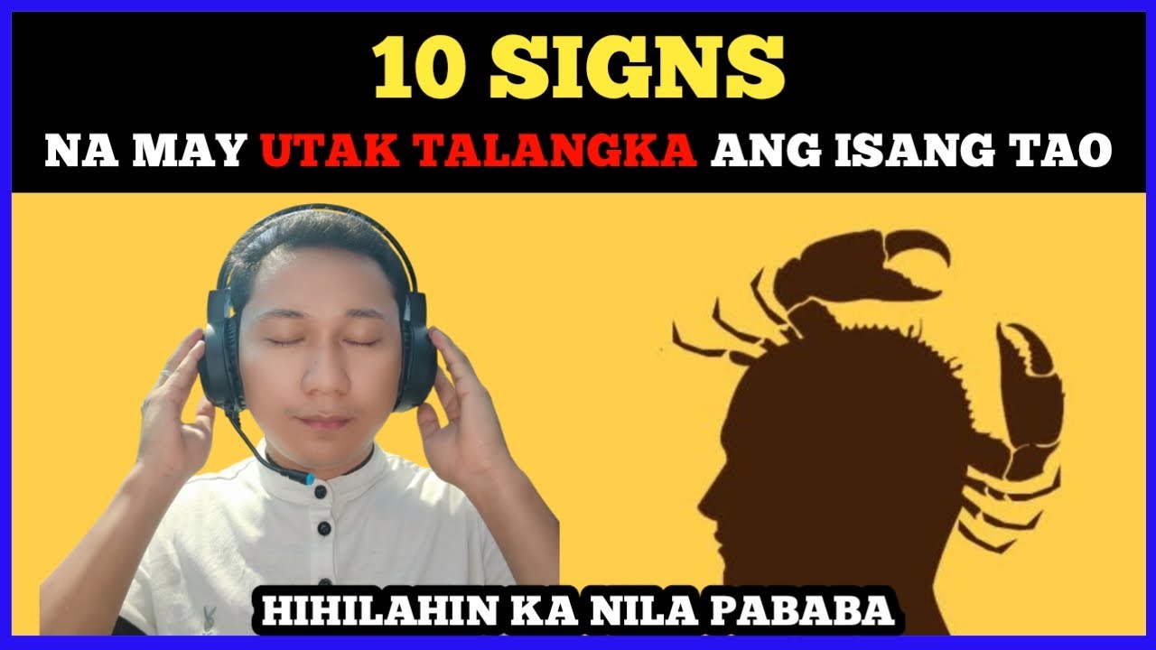 10 SIGNS na may UTAK TALANGKA ang isang tao - YouTube
