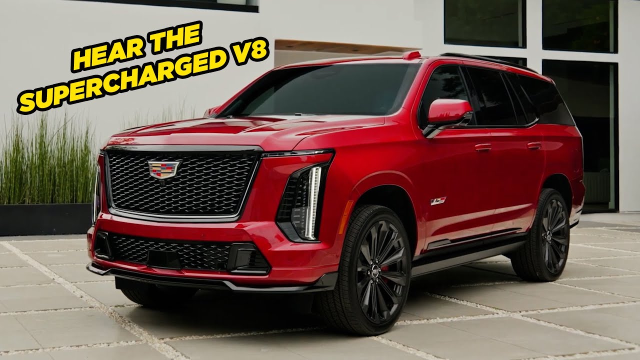 Cadillac Escalade V-Series SOUNDS (Supercharged V8) - YouTube