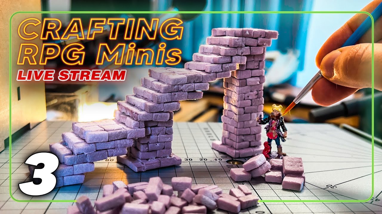 RPG Stone Stairs #3 | Crafting Stream - YouTube