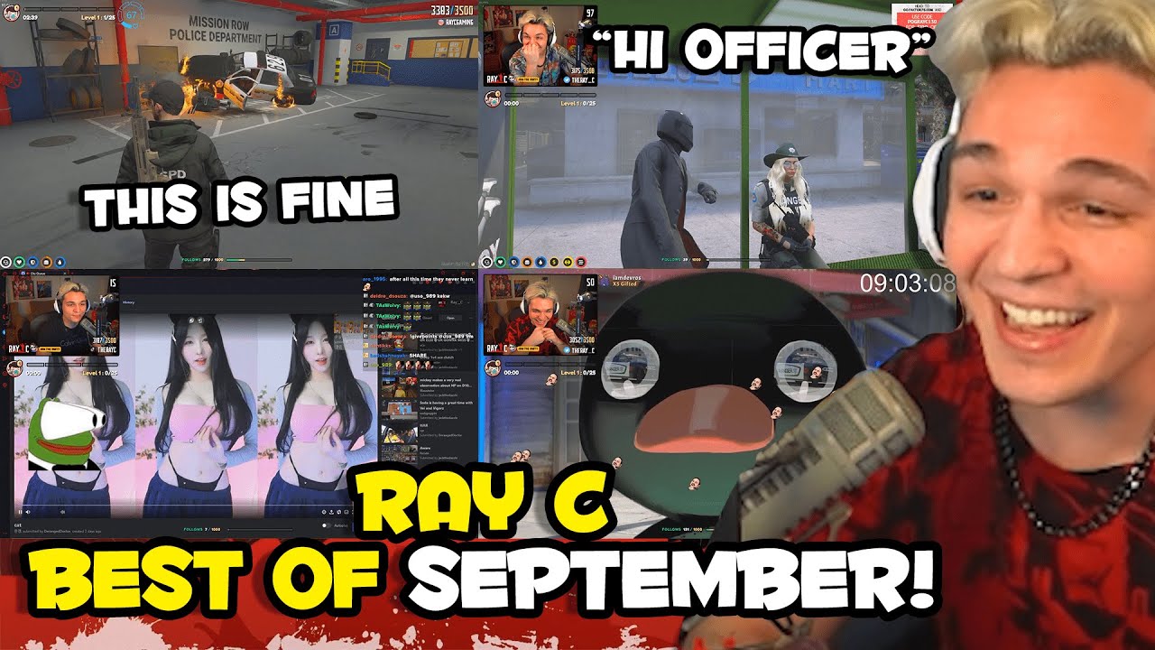 RAYC FUNNIEST & BEST MOMENTS OF SEPTEMBER! | GTA RP & RUST - YouTube