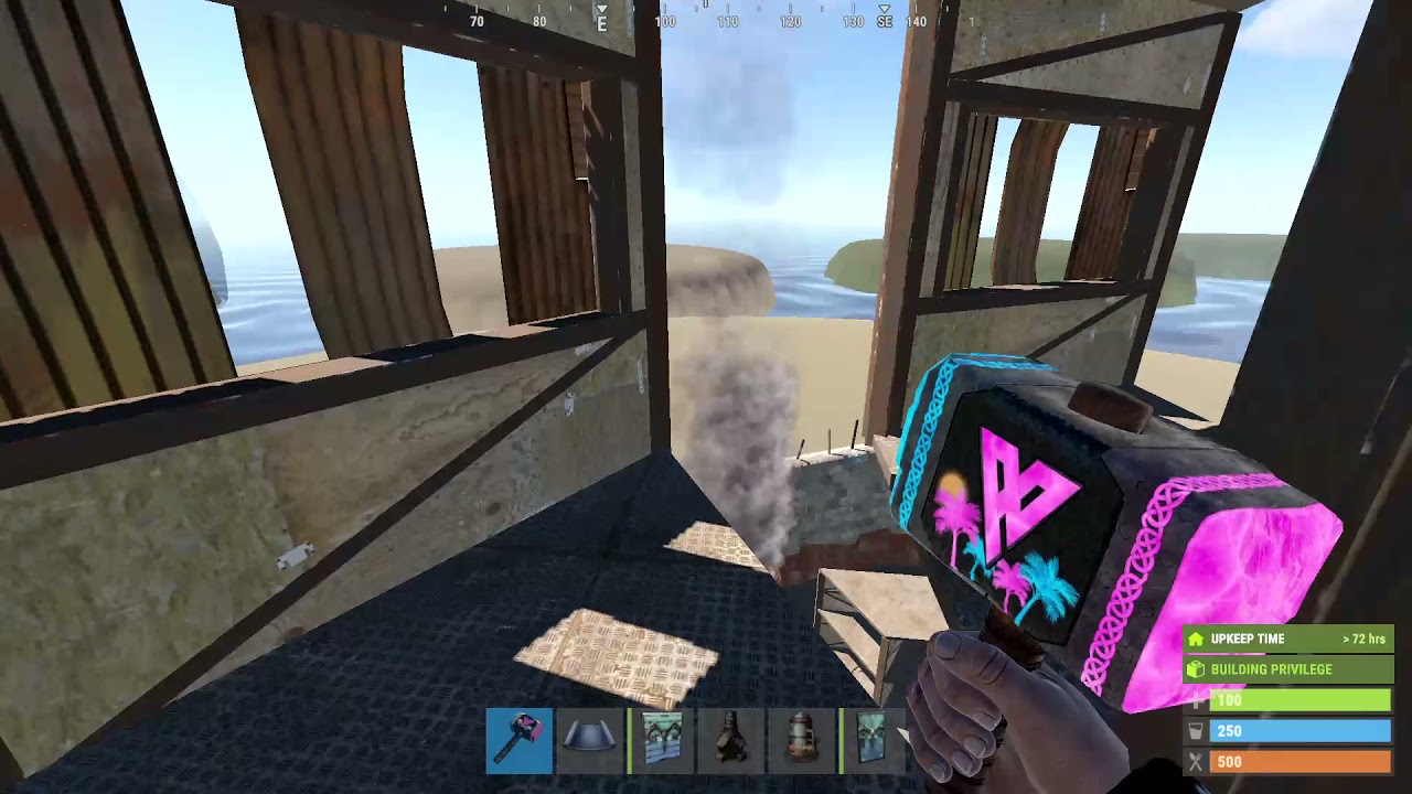 Rust quad + base design. 2x2 extension. - YouTube