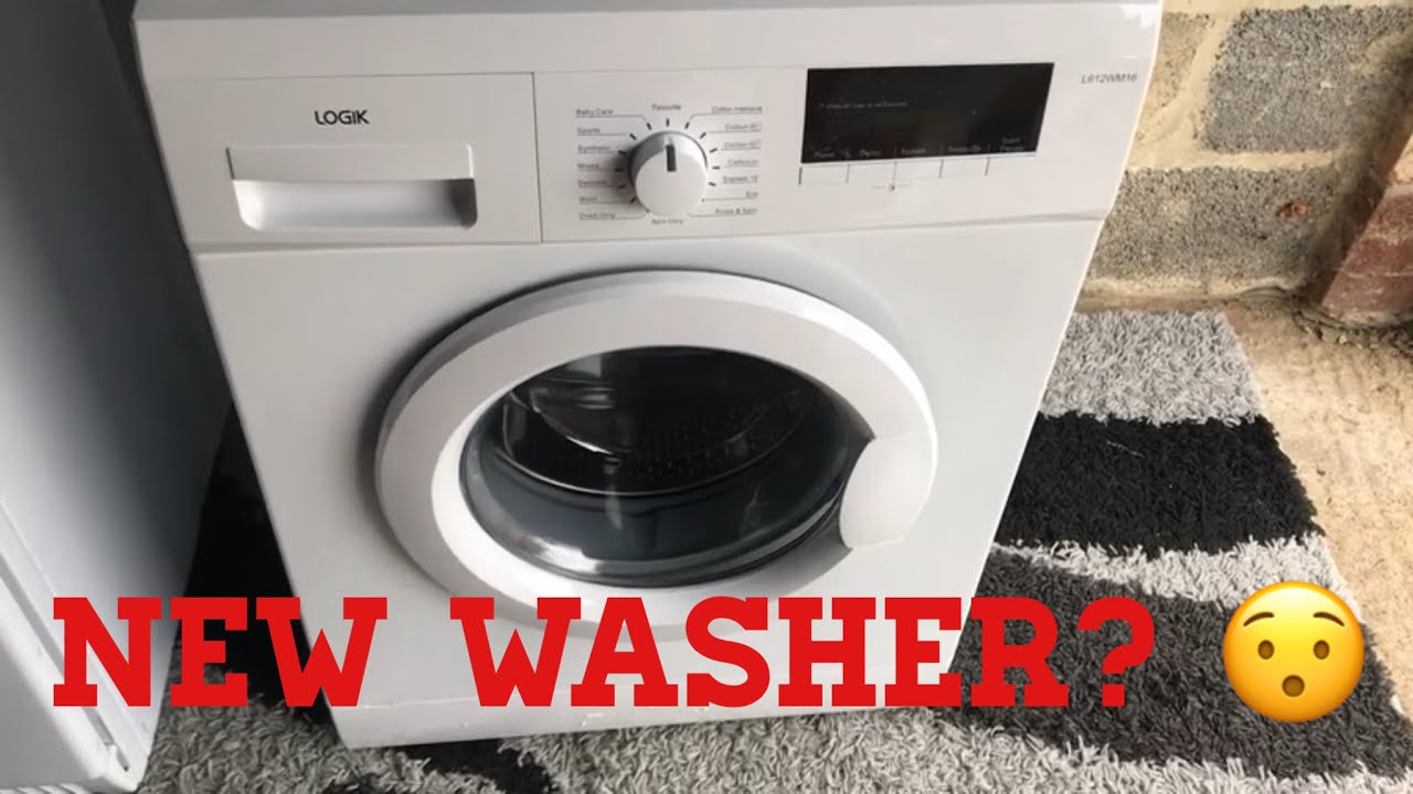 Logik L612WM16 || New washing machine (and it’s mine more info in ...
