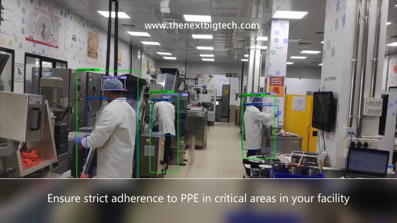 AI for food processing facility - YouTube