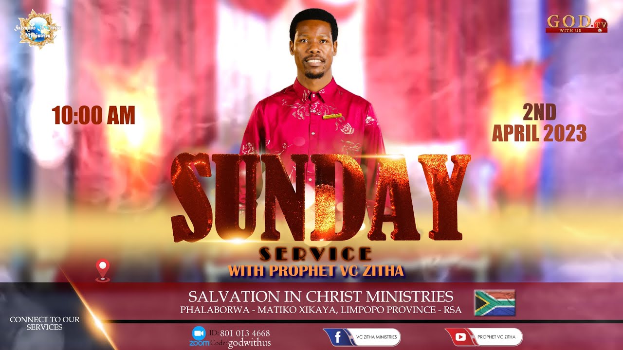 SICM PALM SUNDAY SERVICE WITH PROPHET VC ZITHA 2ND APRIL 2023 - YouTube