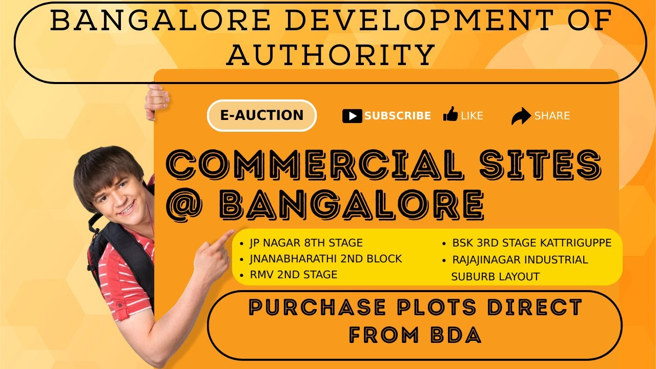 BUY BDA Commercial Sites Direct from Bangalore Development Authority ...