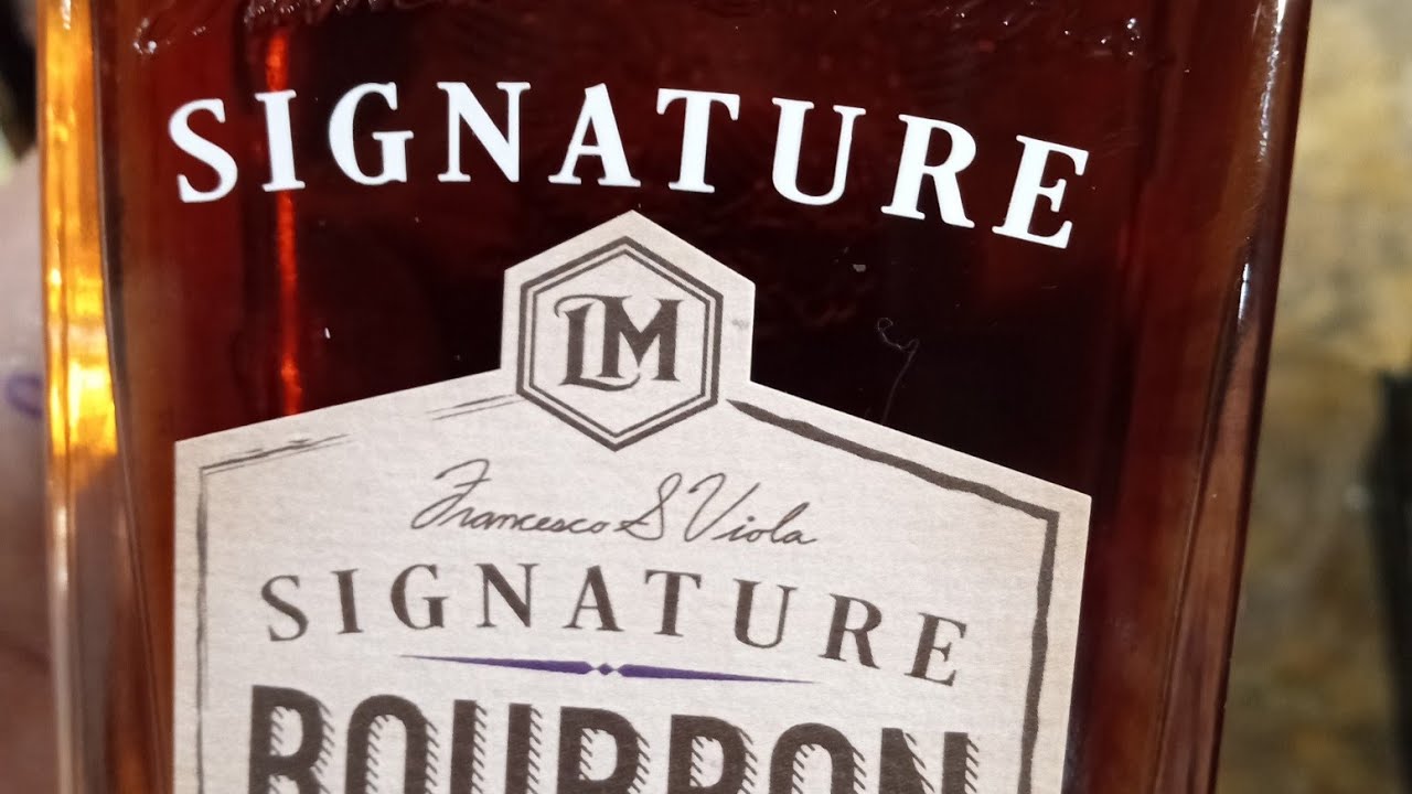 Luca Mariano Francesco S. Viola Signature Bourbon - YouTube