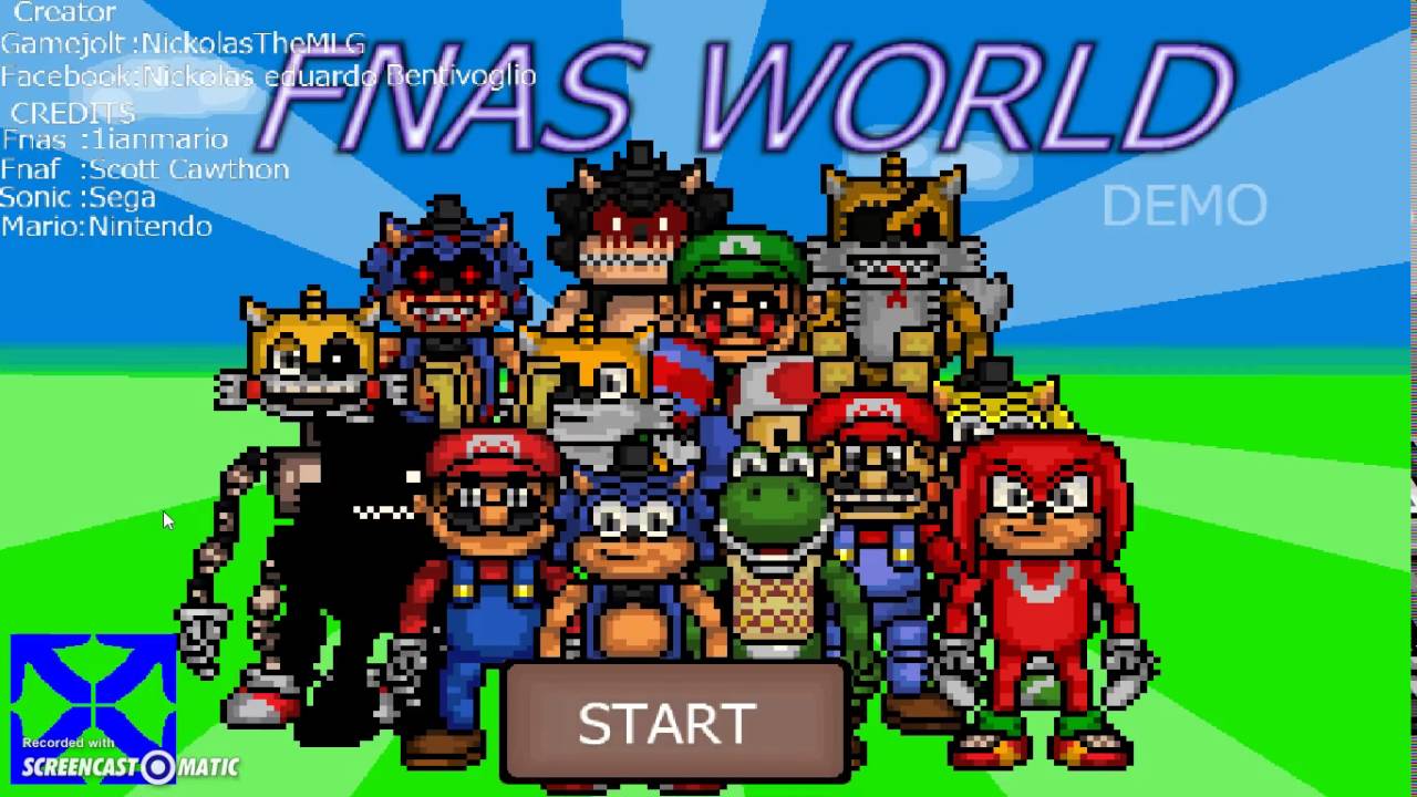 Fnas world cap beta mi paraíso incompleto - YouTube