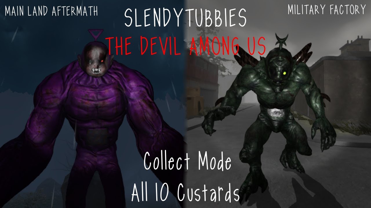 Slendytubbies The Devil Among Us - Modo Coleta ( Main Land, Military ...