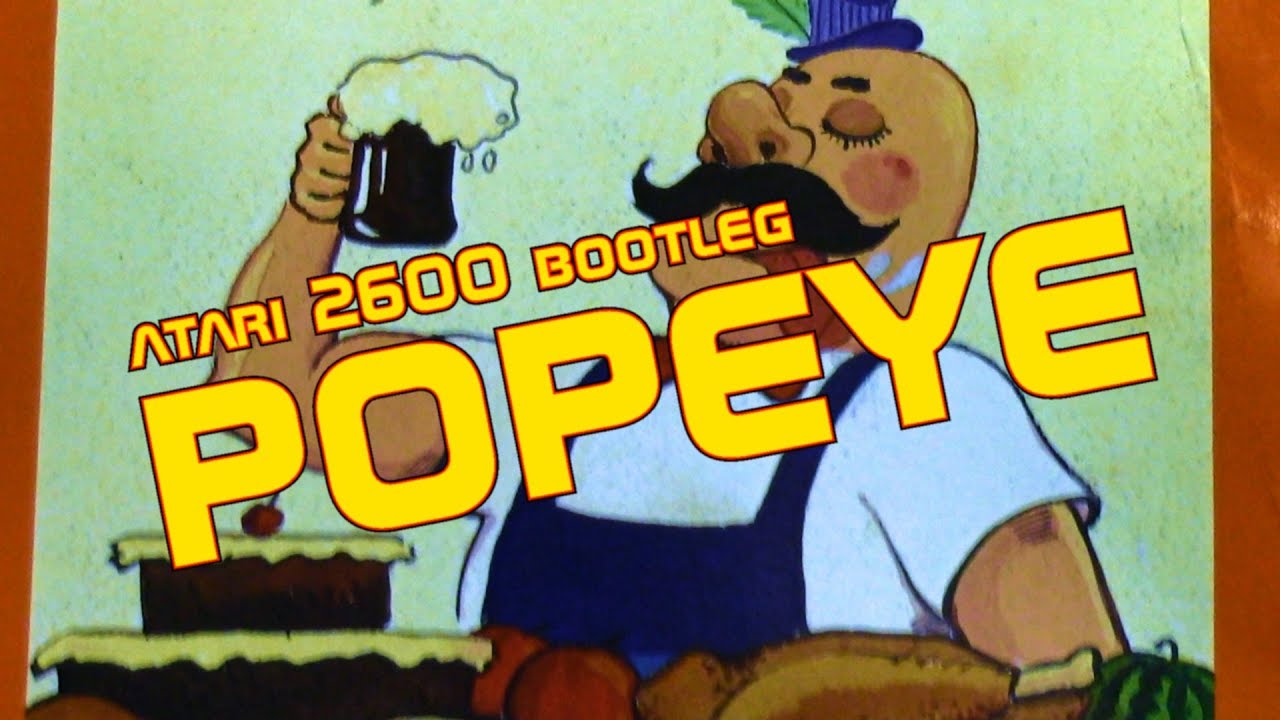 Atari 2600 Popeye Bootleg! - YouTube