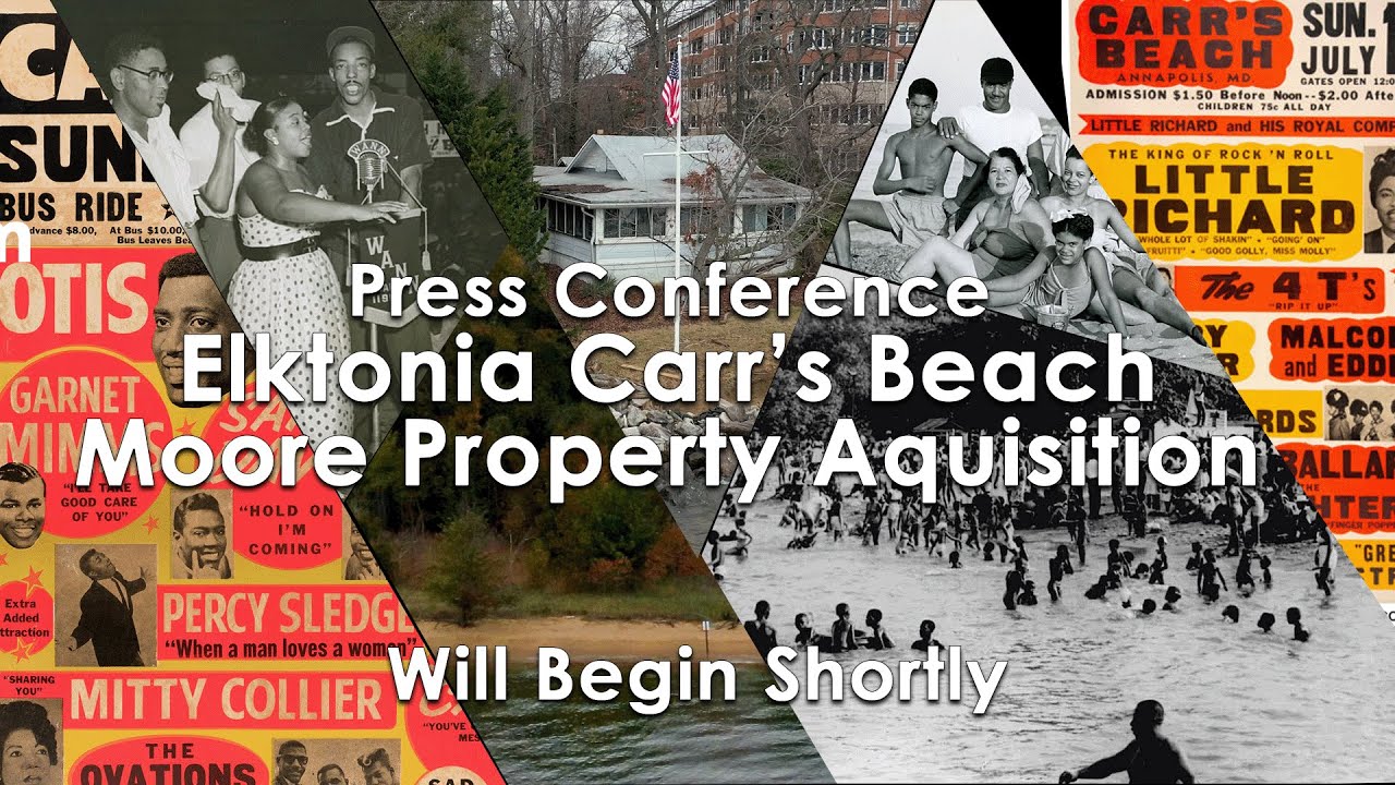 Press Conference Elktonia Carr's Beach - Moore Property Acquisition Feb ...