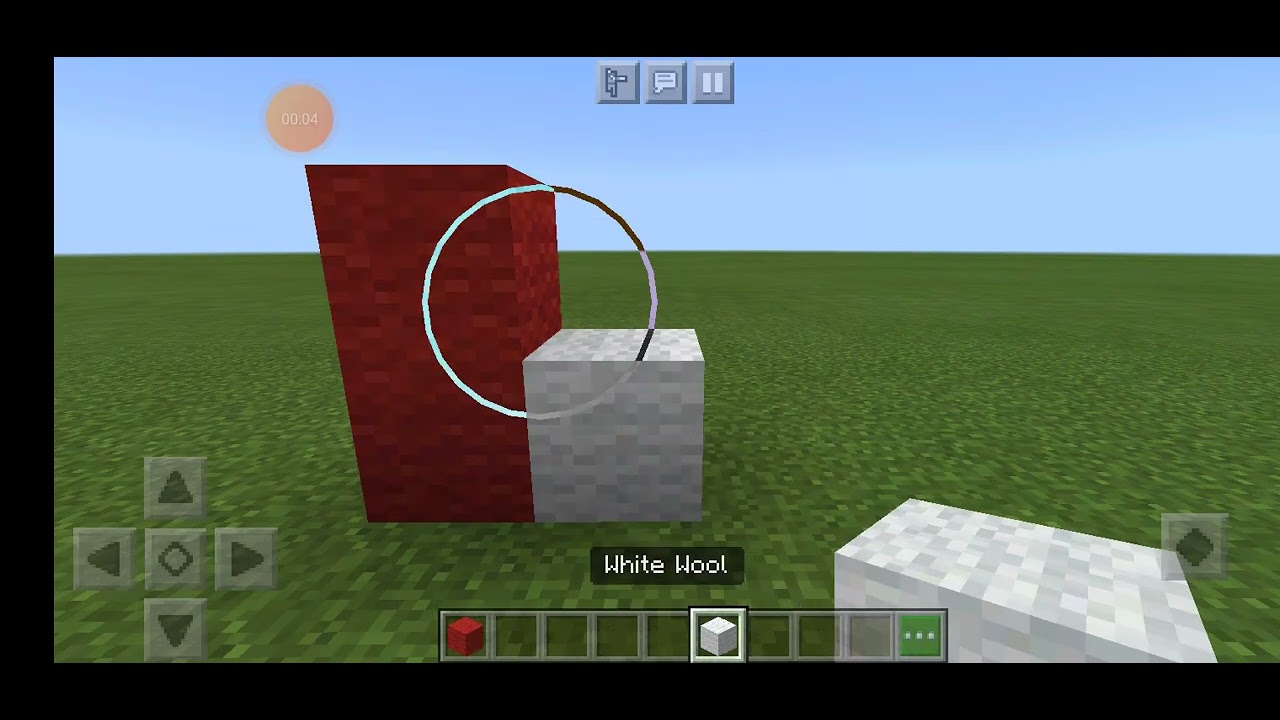 Minecraft: how to make a peru flag in minecraft. Tutorial - YouTube