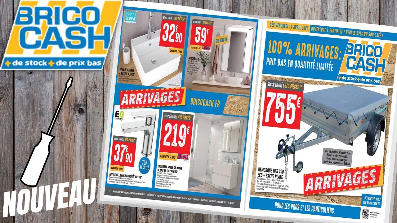 catalogue BRICO CASH du 14 au 27 avril 2023 🔴 Arrivage - FRANCE - YouTube