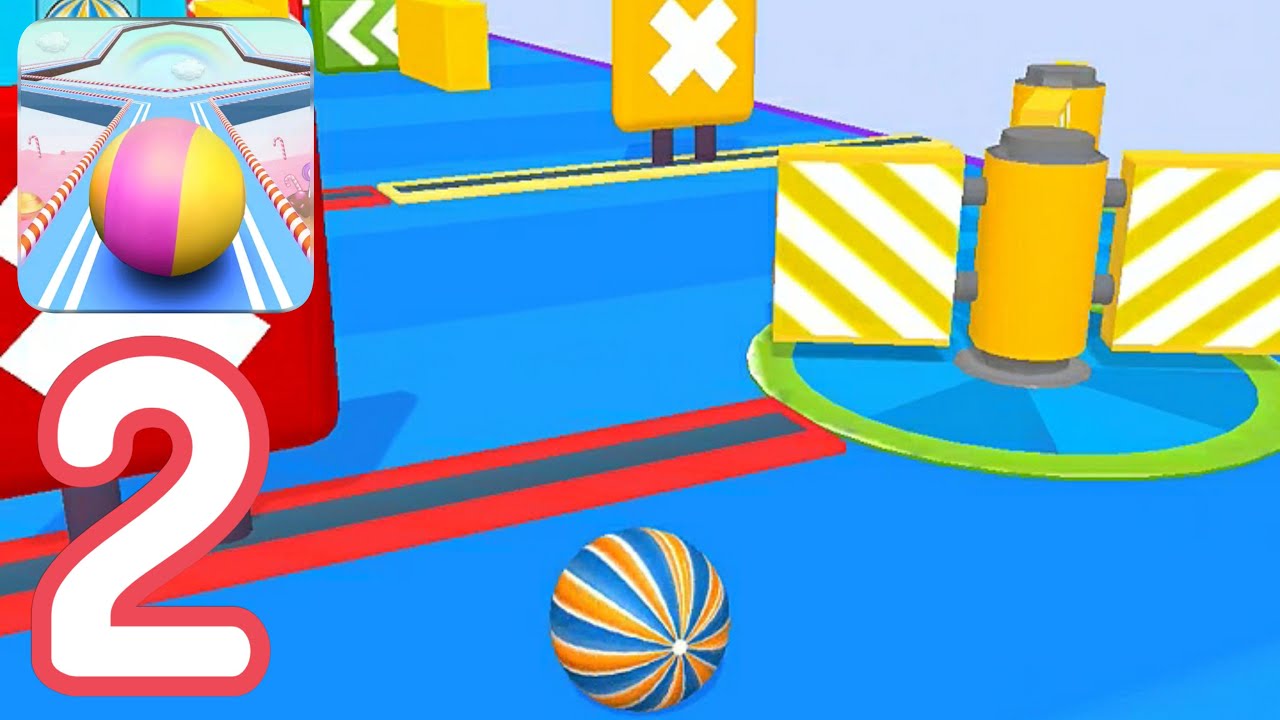 Candy Ball Run-(Gameplay 2)-Ball Guys Mode Niveles Del 1 Al 10 - YouTube