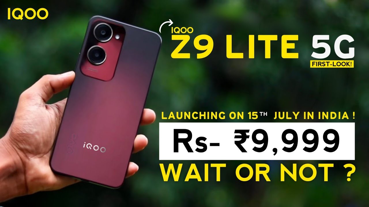 Iqoo Z9 Lite 5G - "FIRST-LOOK" | Iqoo z9 lite Price In India, Launch, Review, DM6300, 50MP, 15W ...