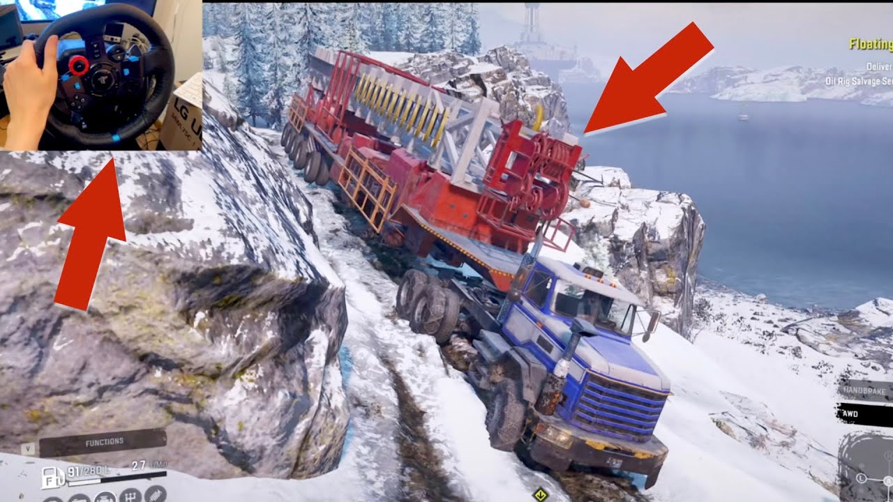 Extreme Road Delivery | SnowRunner | Logitech G29 Gameplay - YouTube
