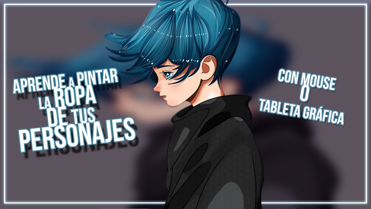 COMO PINTAR la ROPA de TUS PERSONAJES en #PAINTTOOLSAI con MOUSE en 4 ...