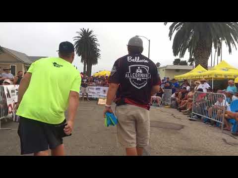 2018 Championship Match The Throw Down Cornhole Tournament - YouTube