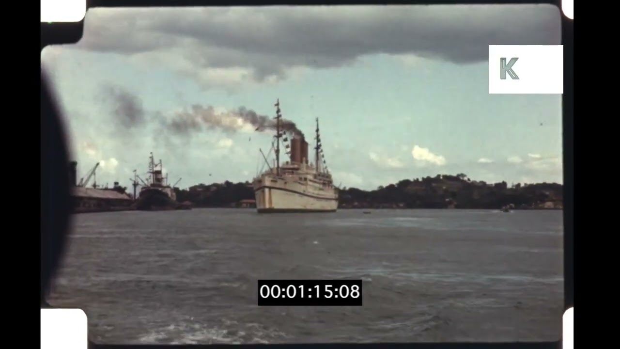 1960s Southeast Asia, POV at Sea, Ocean Liner, 16mm - YouTube