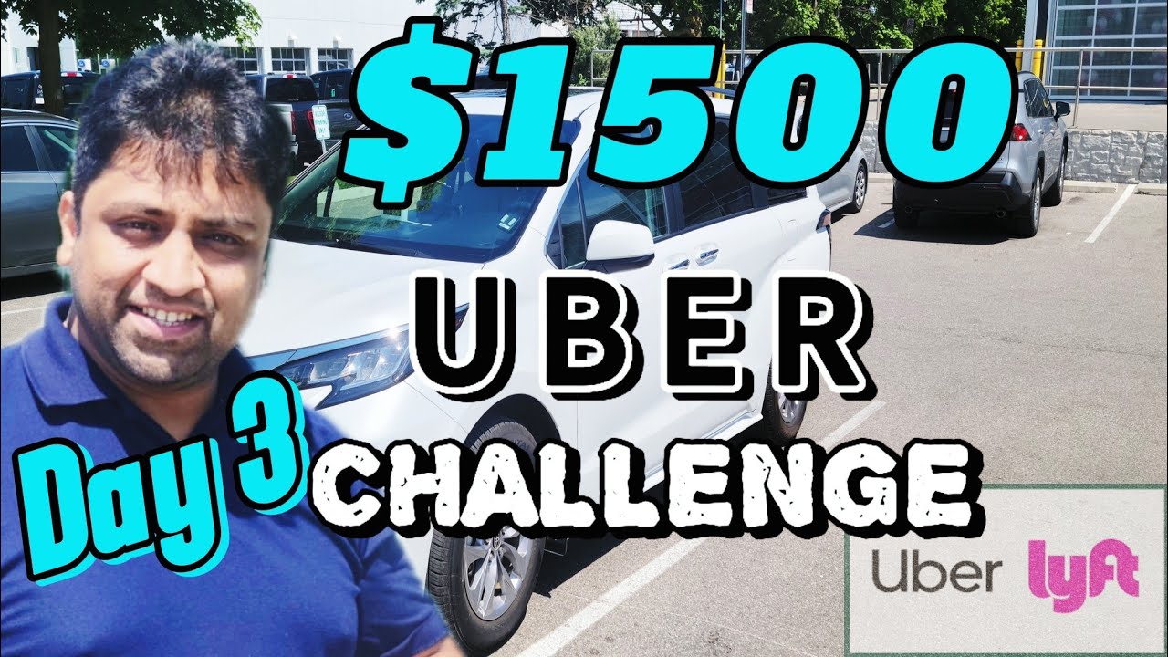 Uber Income Challenge Day 3 [Toronto Daily vlog] $1500 in 6 days? is it ...