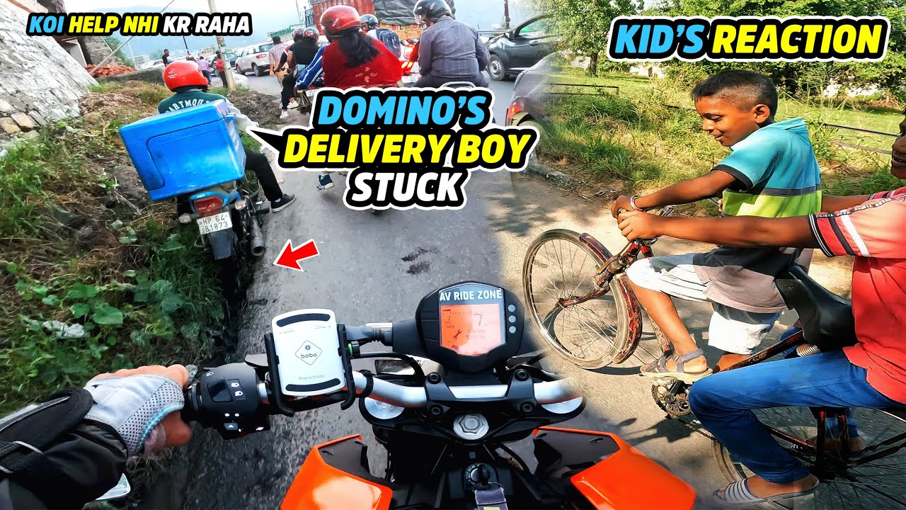 Delivery Boy Stuck 😬| Kids Funny Reaction😍 | Crash😱 - YouTube