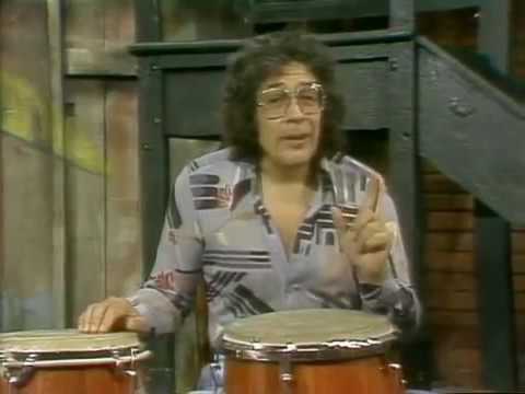 Sesame Street Ray Barretto Demonstrates Drum Sounds - YouTube