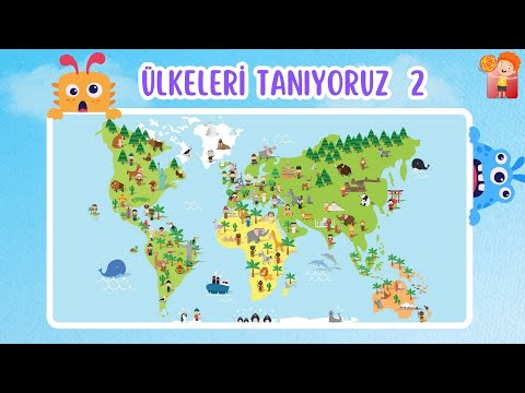 🌍 Çocuklar İçin Dünya Turu /2: Ülkeleri Keşfediyoruz! 🗺️✨