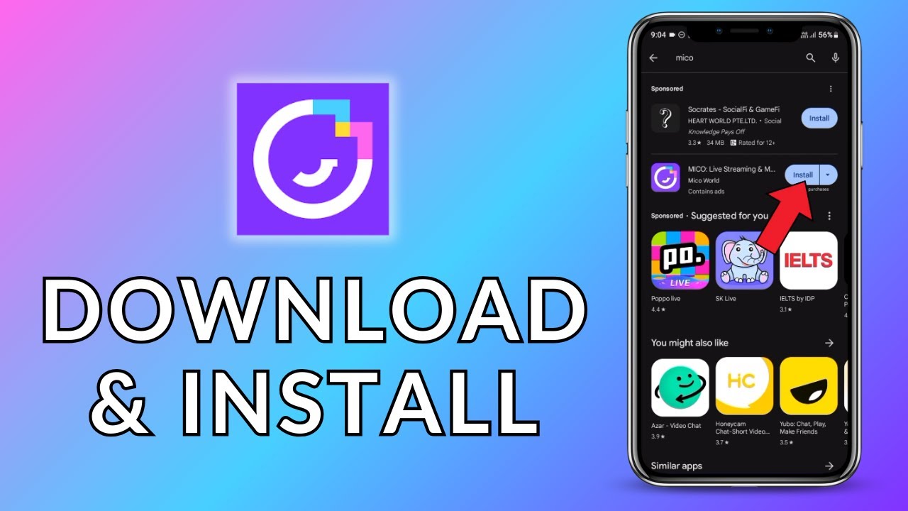 How to Download and Install Mico on Android? 2024 (Quick & Easy) | Mico App - YouTube