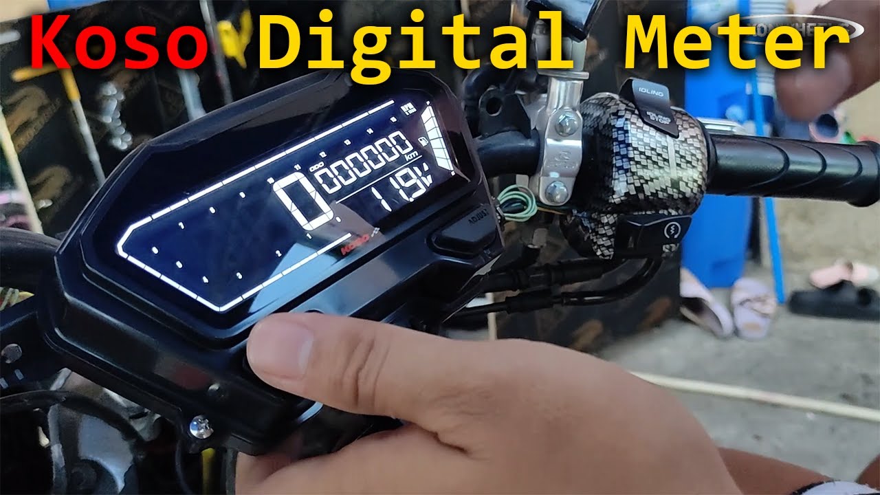 Koso Digital Speedometer Review for Honda Click - YouTube