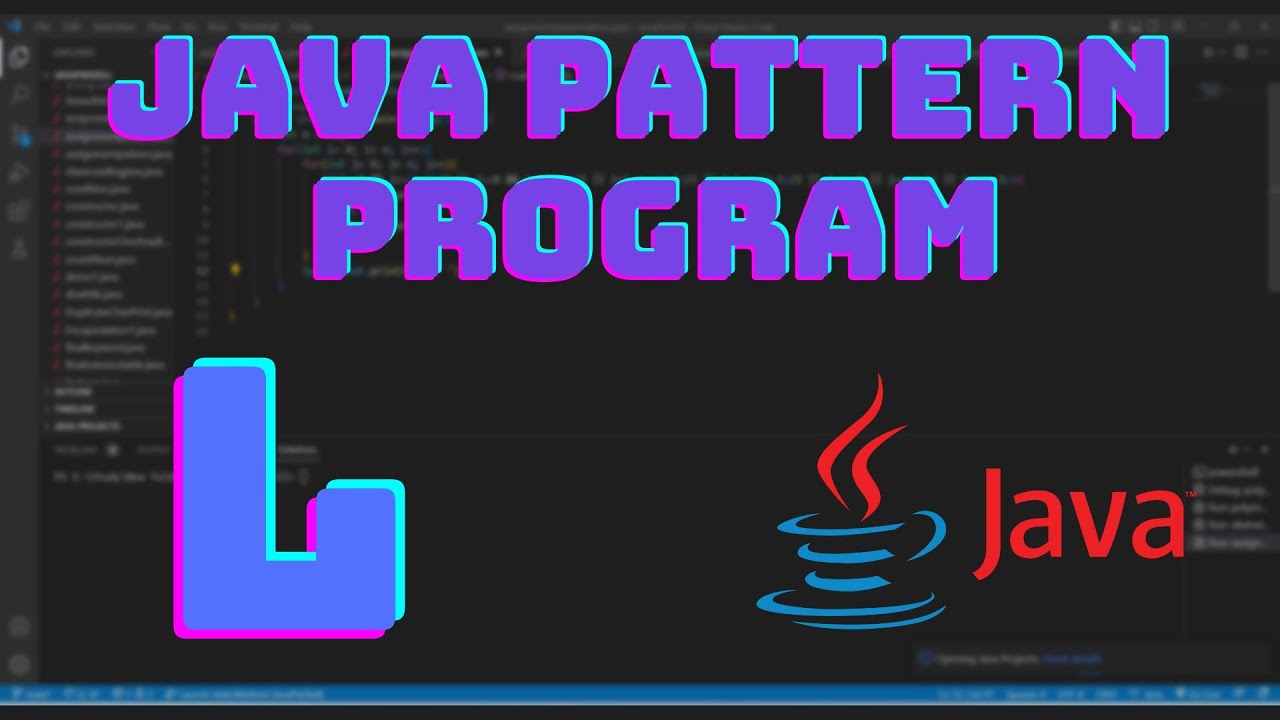 L Print In Star Pattern Star Pattern Program Java Alphabet Print Java Pattern Programs L 5460