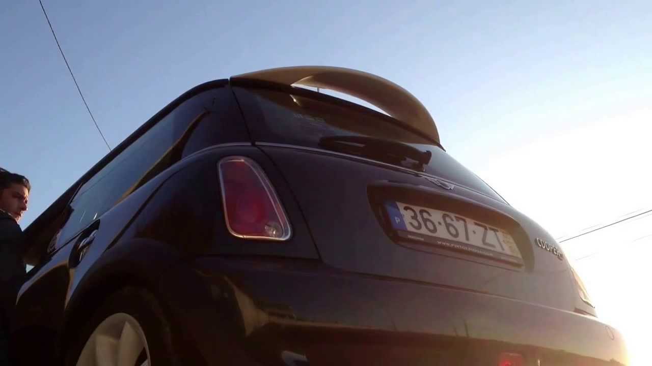 Mini r53 one ball exhaust - YouTube