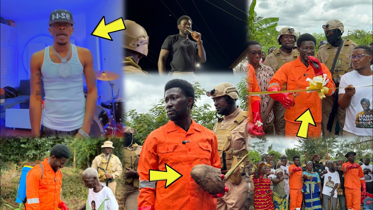 Cheddar Cut Sod for his First Million $ Coconut Farm As the Youth ...