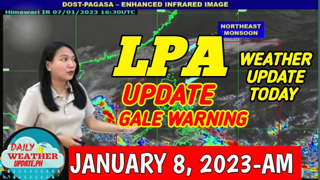 Weather Update Today | LPA Update | PAG-ASA Weather Forecast | January ...
