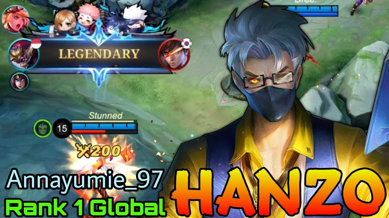 Legendary Hanzo Perfect Gameplay - Top 1 Global Hanzo by Annayumie_97 ...