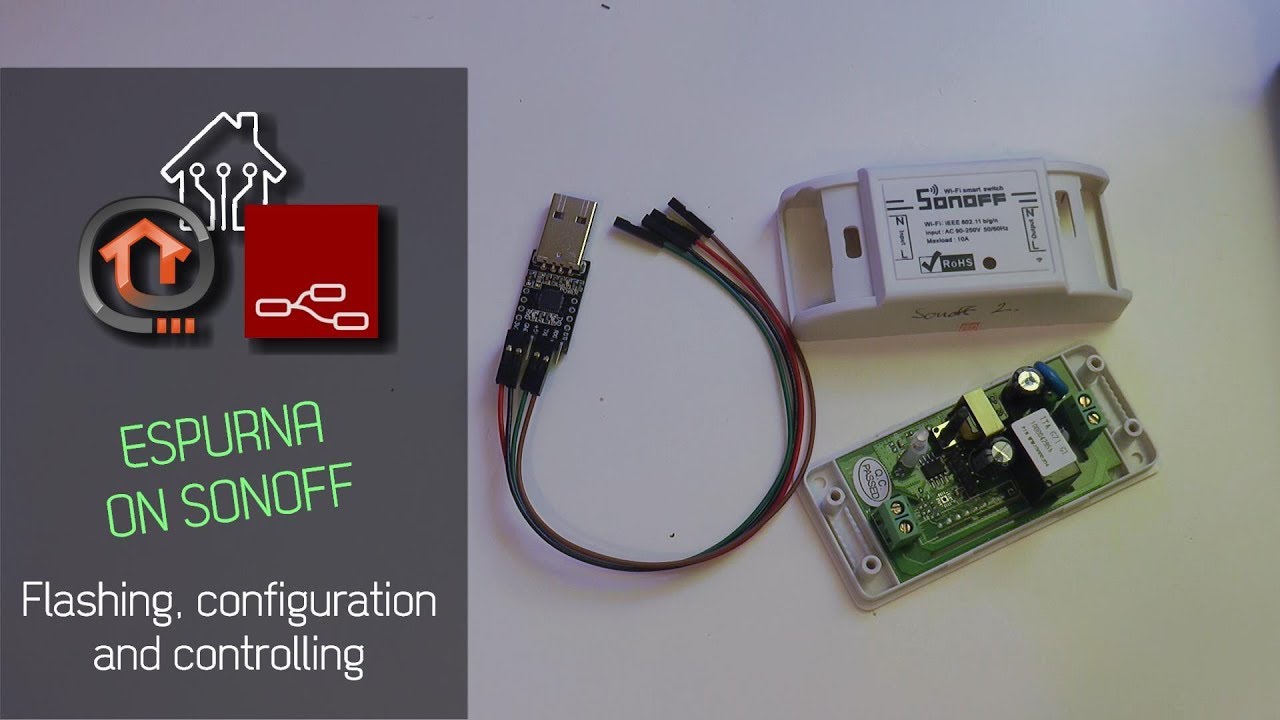 How to flash ESPurna firmware to Sonoff Basic - YouTube