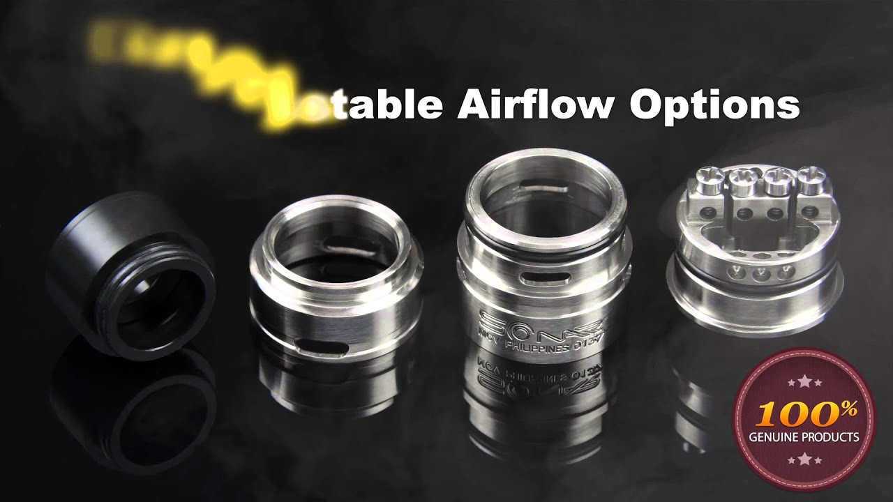 Sonar RDA by Masterpiece Custom Vapes - YouTube