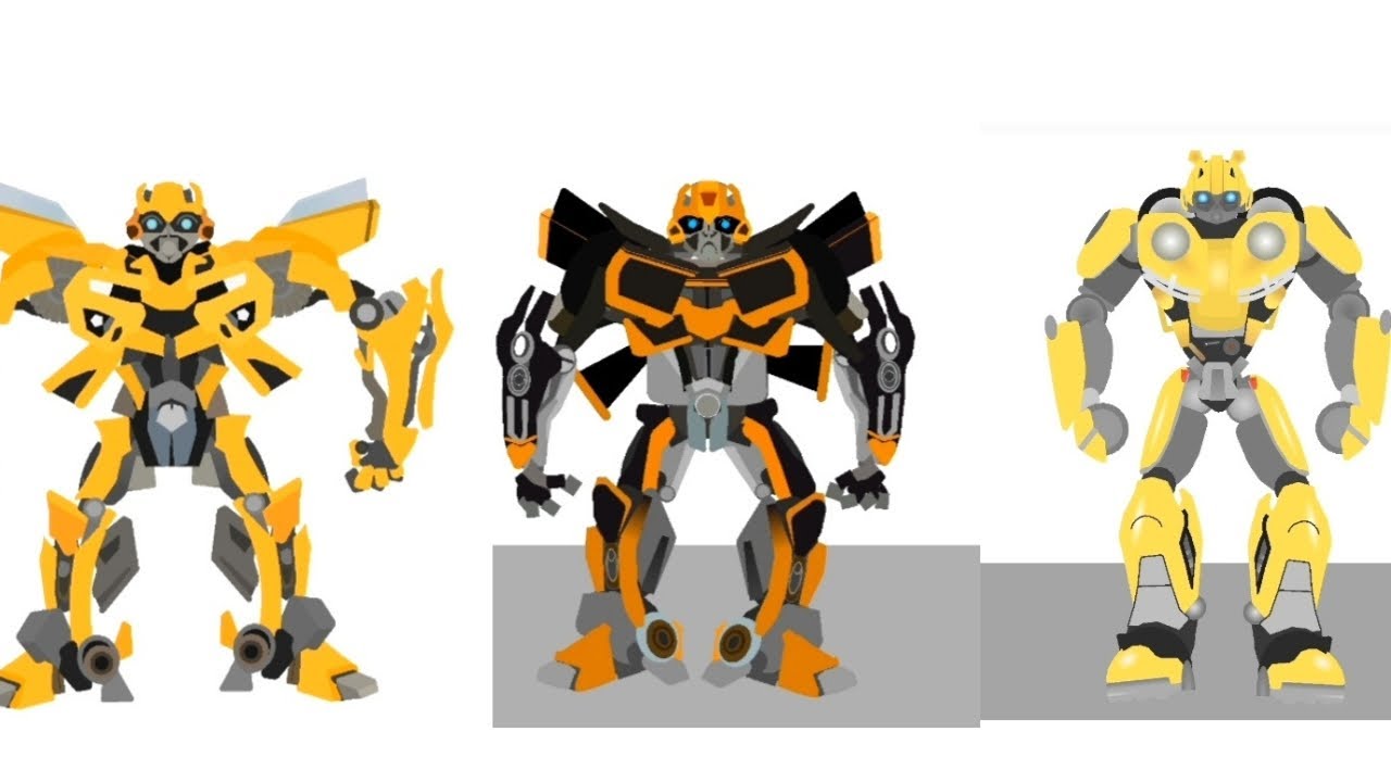 ALL BUMBLEBEE ROBOT EVOLUTION ANIMATION TEST (2011-2014-2018) # ...