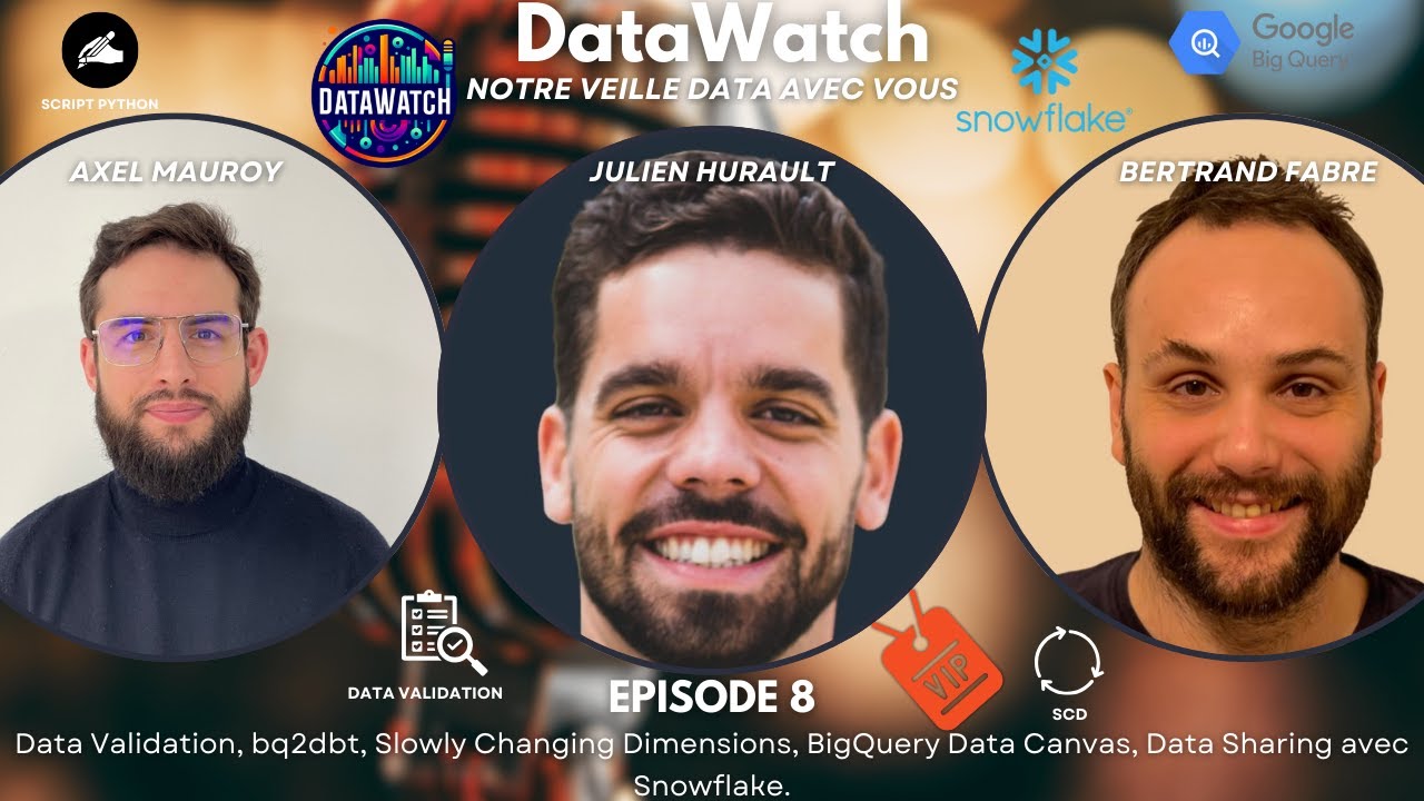 Julien Hurault sur les Slowly Changing Dimensions et les Snowflake Native Apps - YouTube