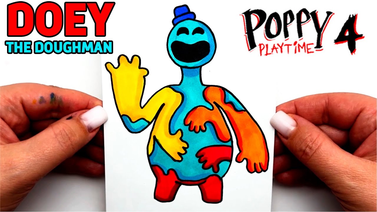 Как нарисовать DOEY THE DOUGHMAN / Рисунки Poppy Playtime Chapter 4 ...