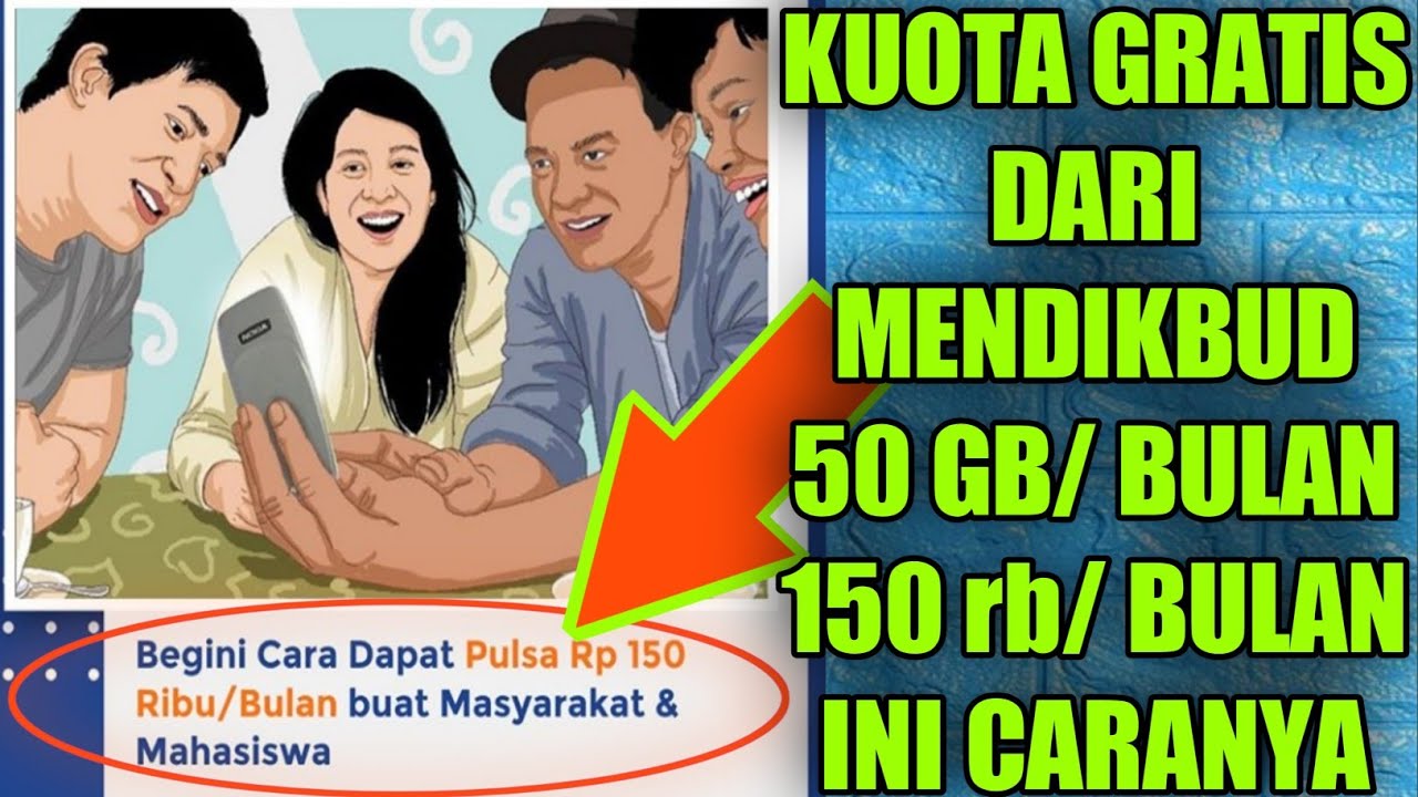 VIRAL !! cara mendapatkan subsidi kuota gratis 50 gb dari pemerintah ...