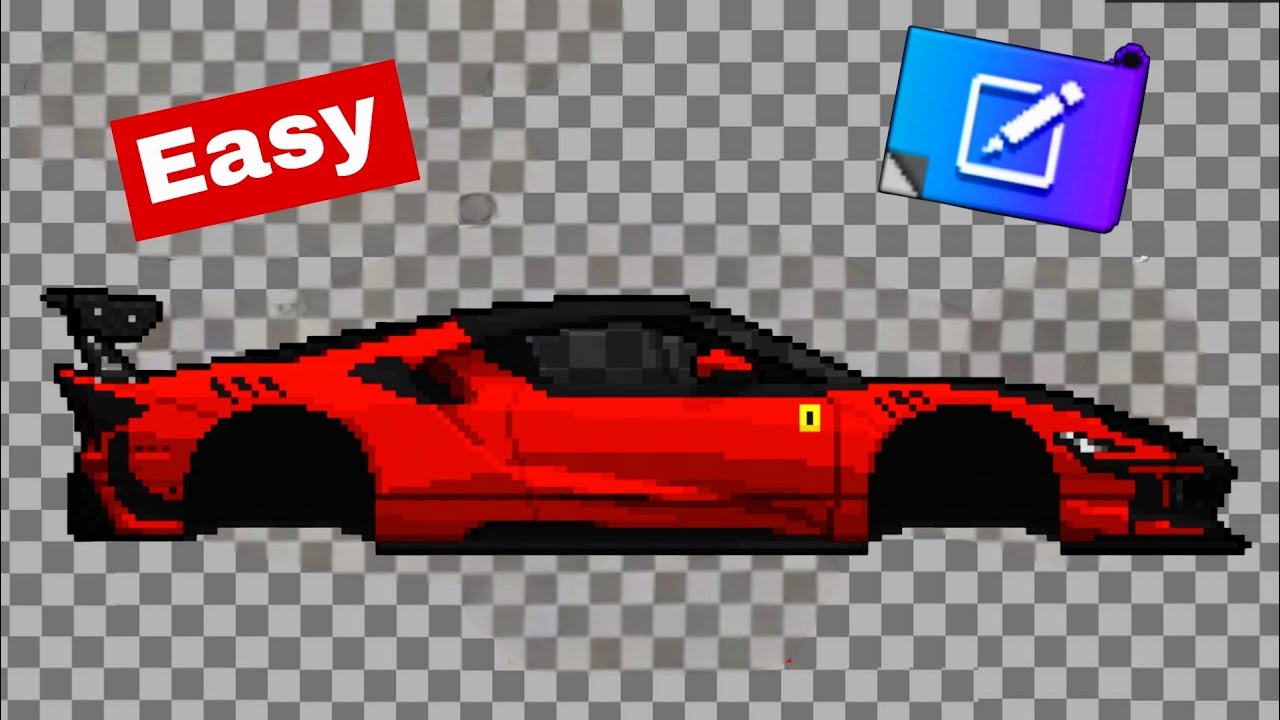 Easiest way to make the Ferrari sf90 in pixel car racer | how to get a ...