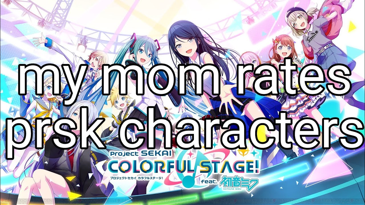 my mom rates project sekai characters - YouTube