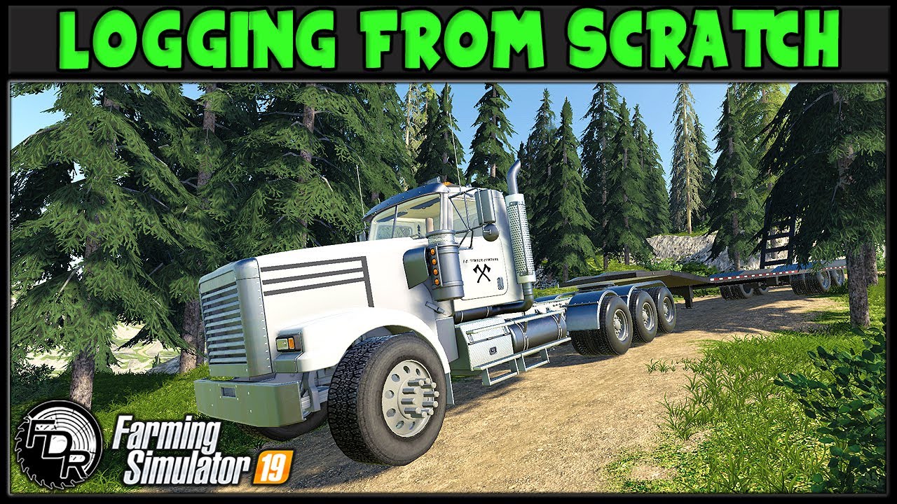 New Truck & Lowbedding Work - Logging From Scratch 245 - Farming ...