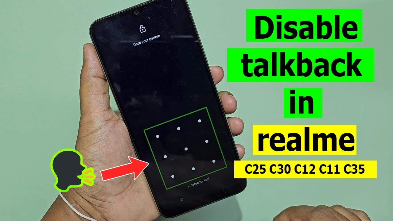 How to disable talkback in realme c11 c30 c35 c21 - YouTube