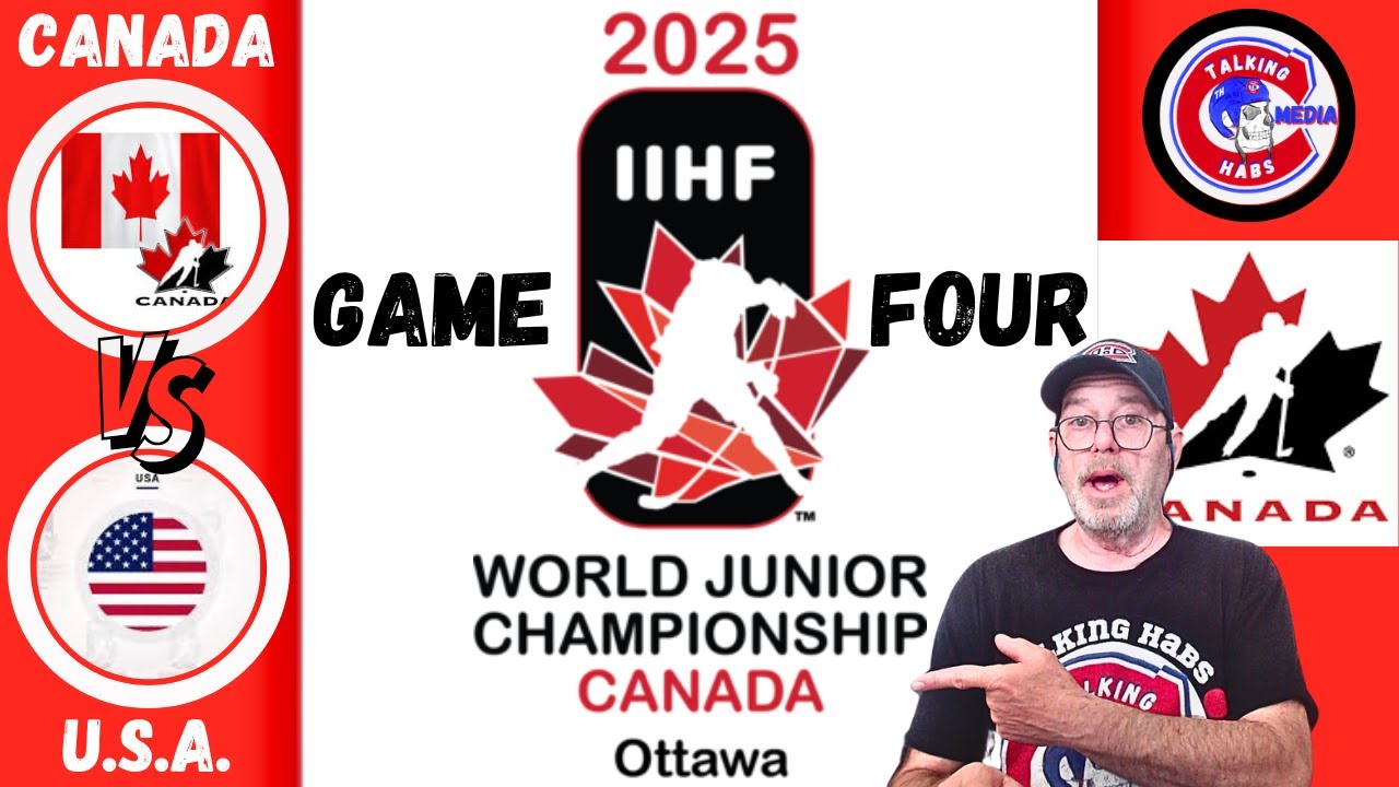 Canada vs U.S.A. WJC 2025 Game Four Fans Hangout - YouTube