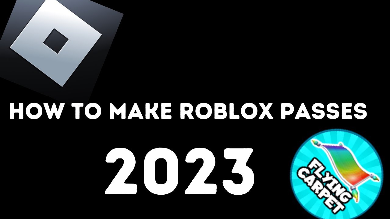 How To Make Roblox Passes - YouTube