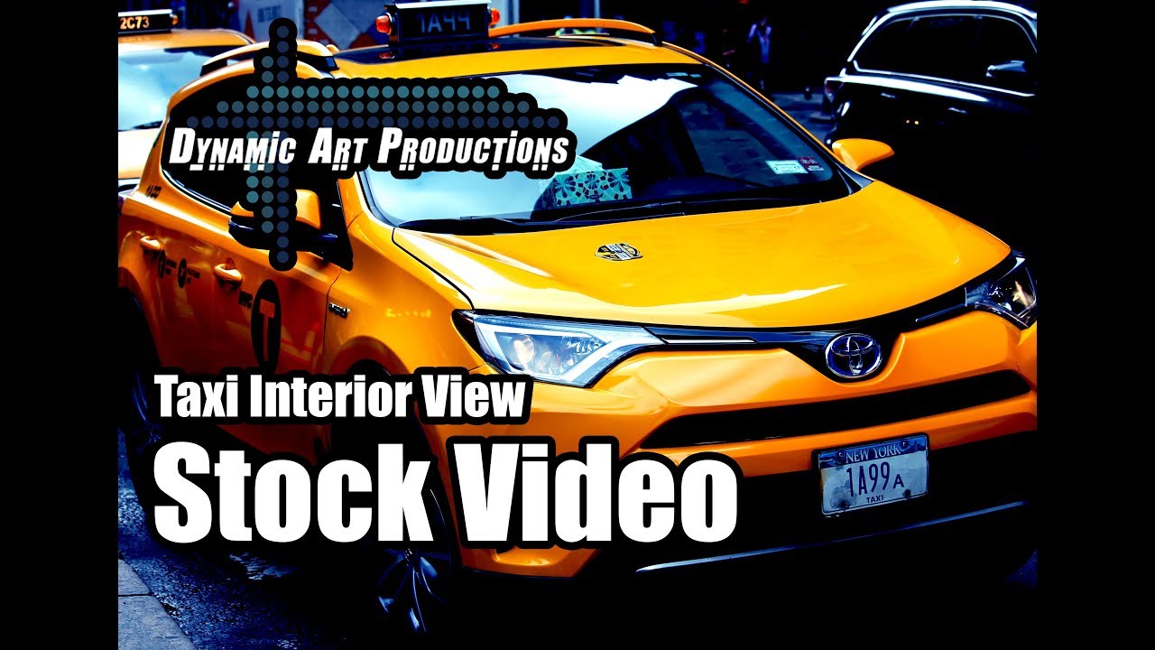 NYC Taxi Interior View: Stock Video - YouTube