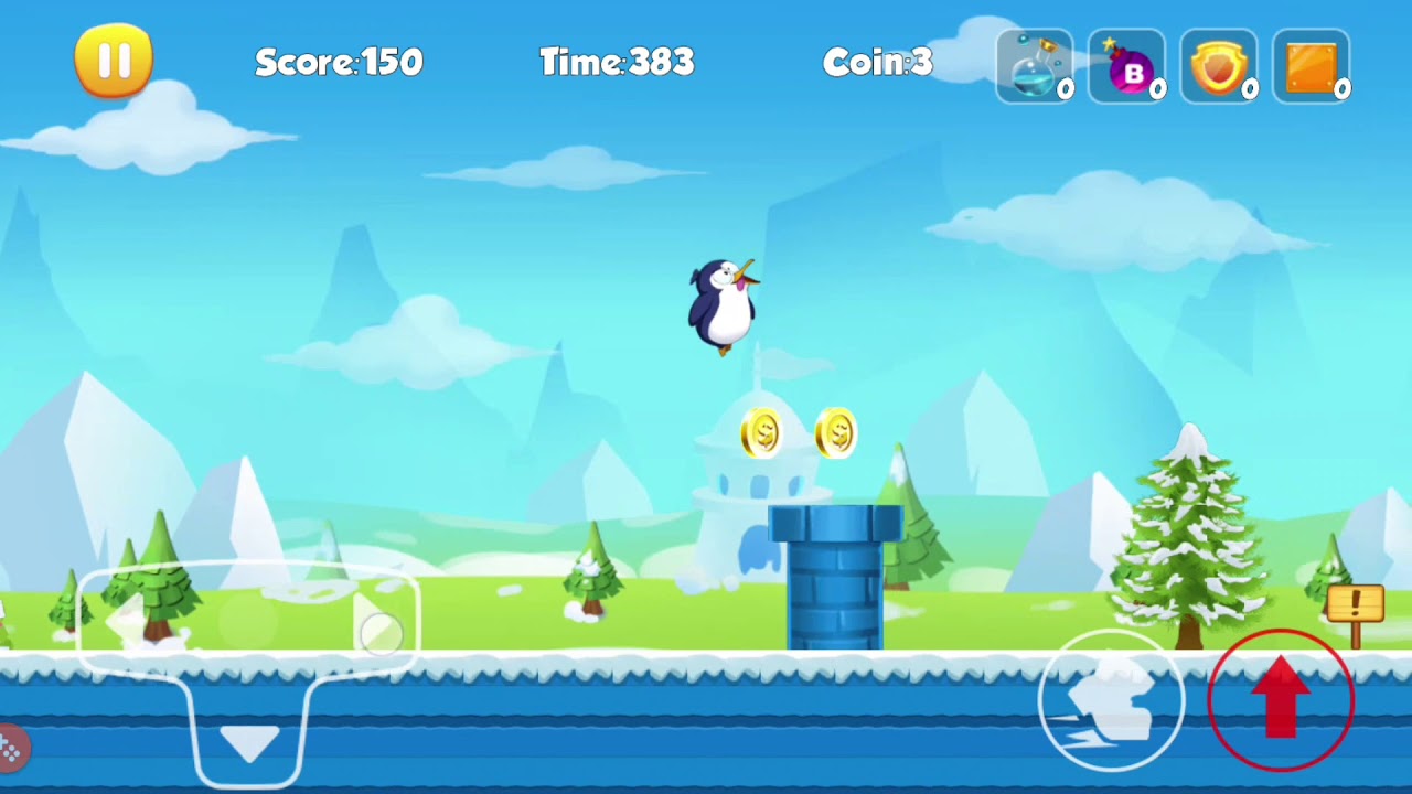Penguin Run | KIDS GAME CHANNEL | Androi GamePlay | Level 1 - YouTube