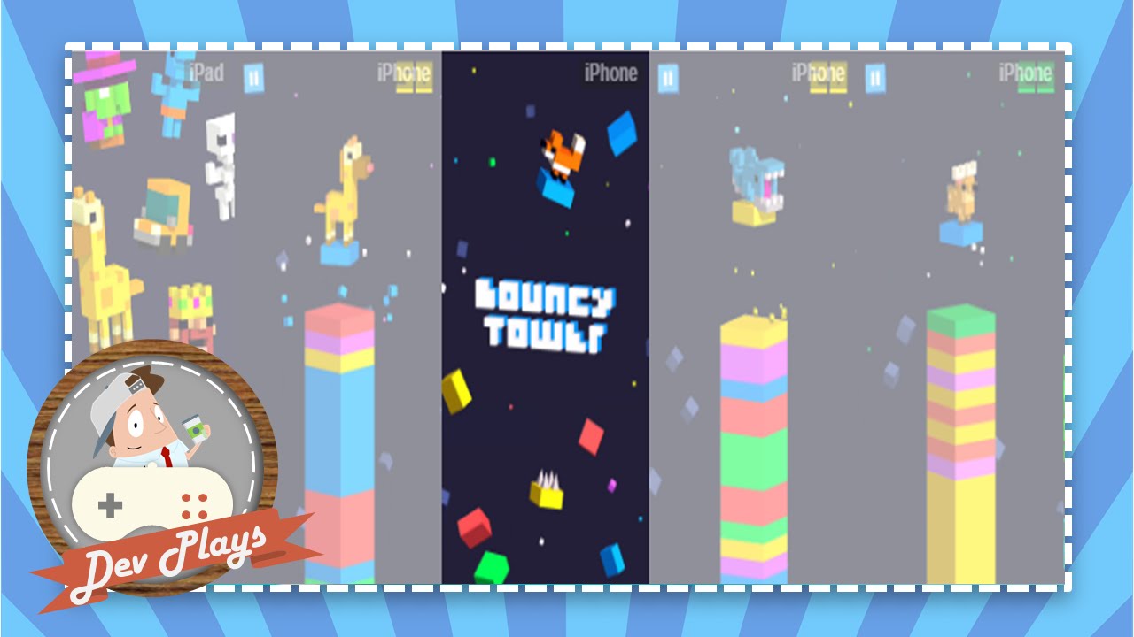 Bouncy Tower - iOS / Android Gameplay HD - YouTube